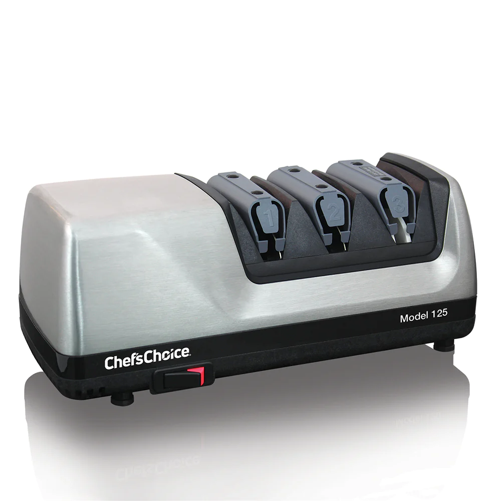 Chef'sChoice Model 125 Commercial Electric Knife Sharpener, 3 Stages ...