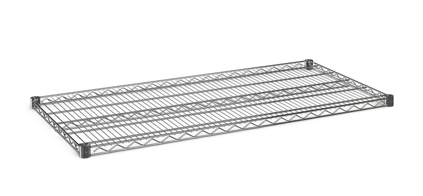 Tarrison 24" Deep PolySeal Wire Shelf, 48" Wide, Silver – ChefEquipment.com