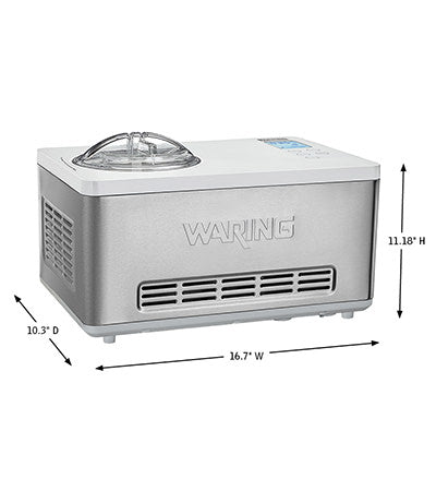 Waring | Machine à crème glacée à compresseur 2 pintes, 120V ...